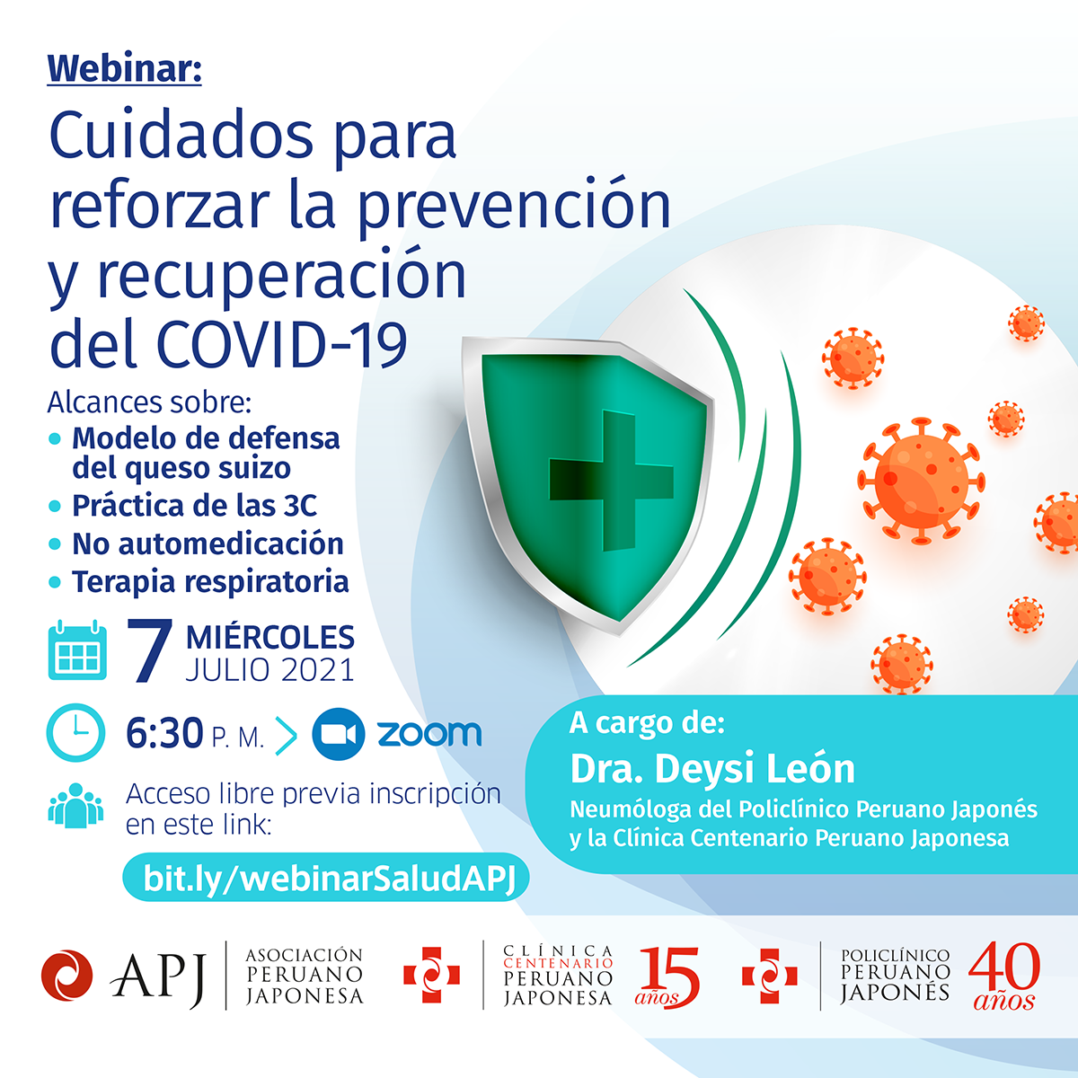 Webinar: Cuidados para reforzar la prevención y recuperación del COVID-19